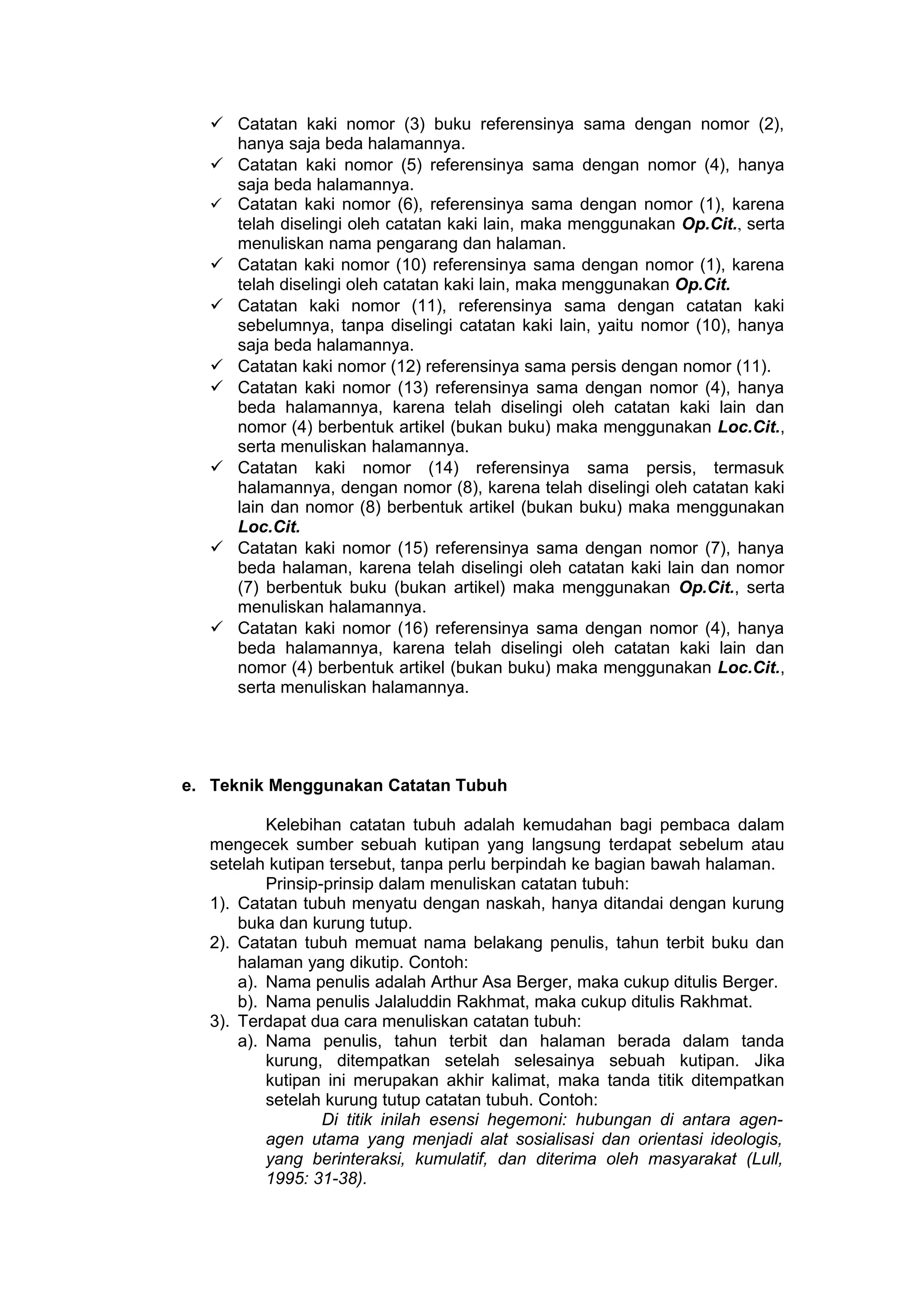 Penulisan kutipan | DOC