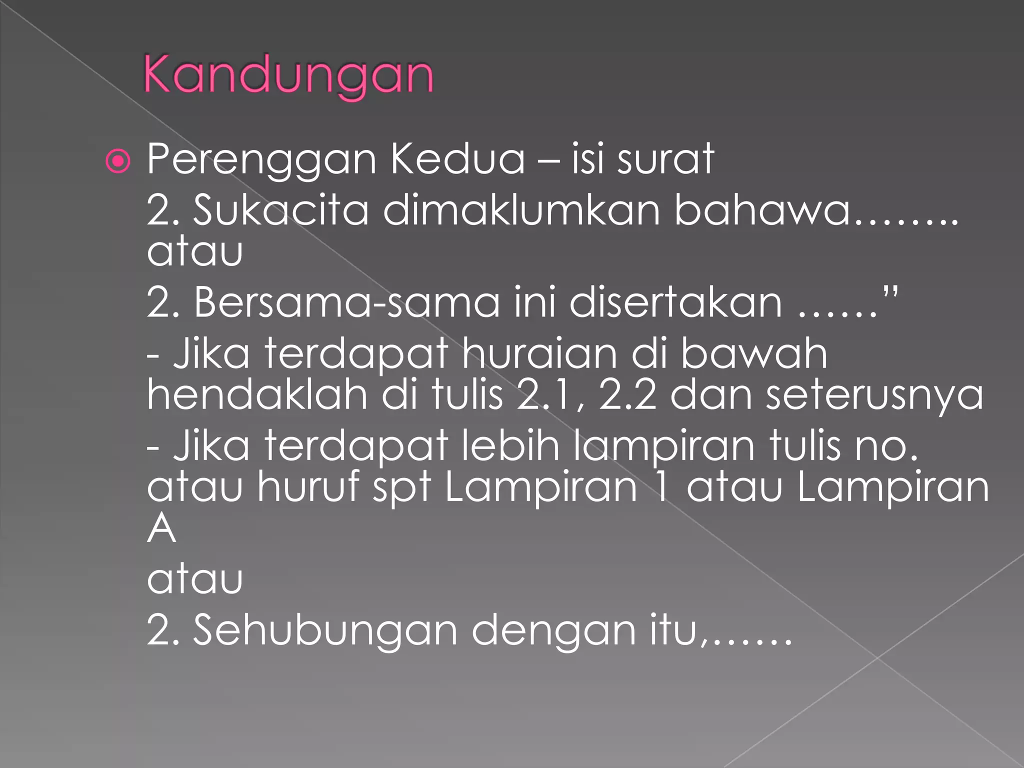 Penulisan Surat Rasmi | PPSX