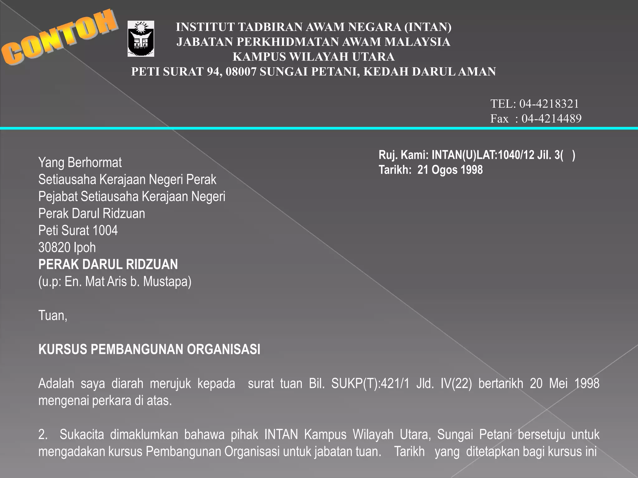 Penulisan Surat Rasmi | PPSX