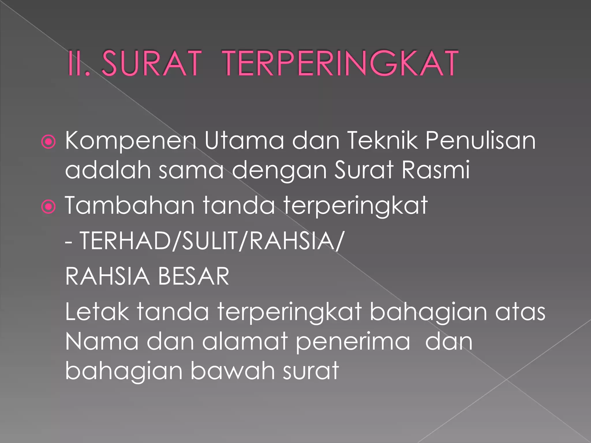 Penulisan Surat Rasmi | PPSX