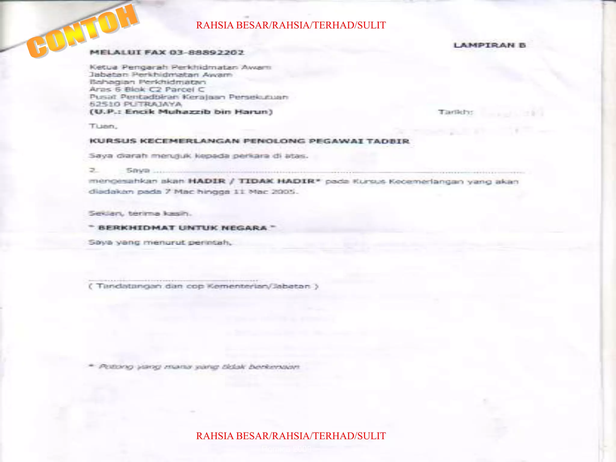 Penulisan Surat Rasmi | PPSX