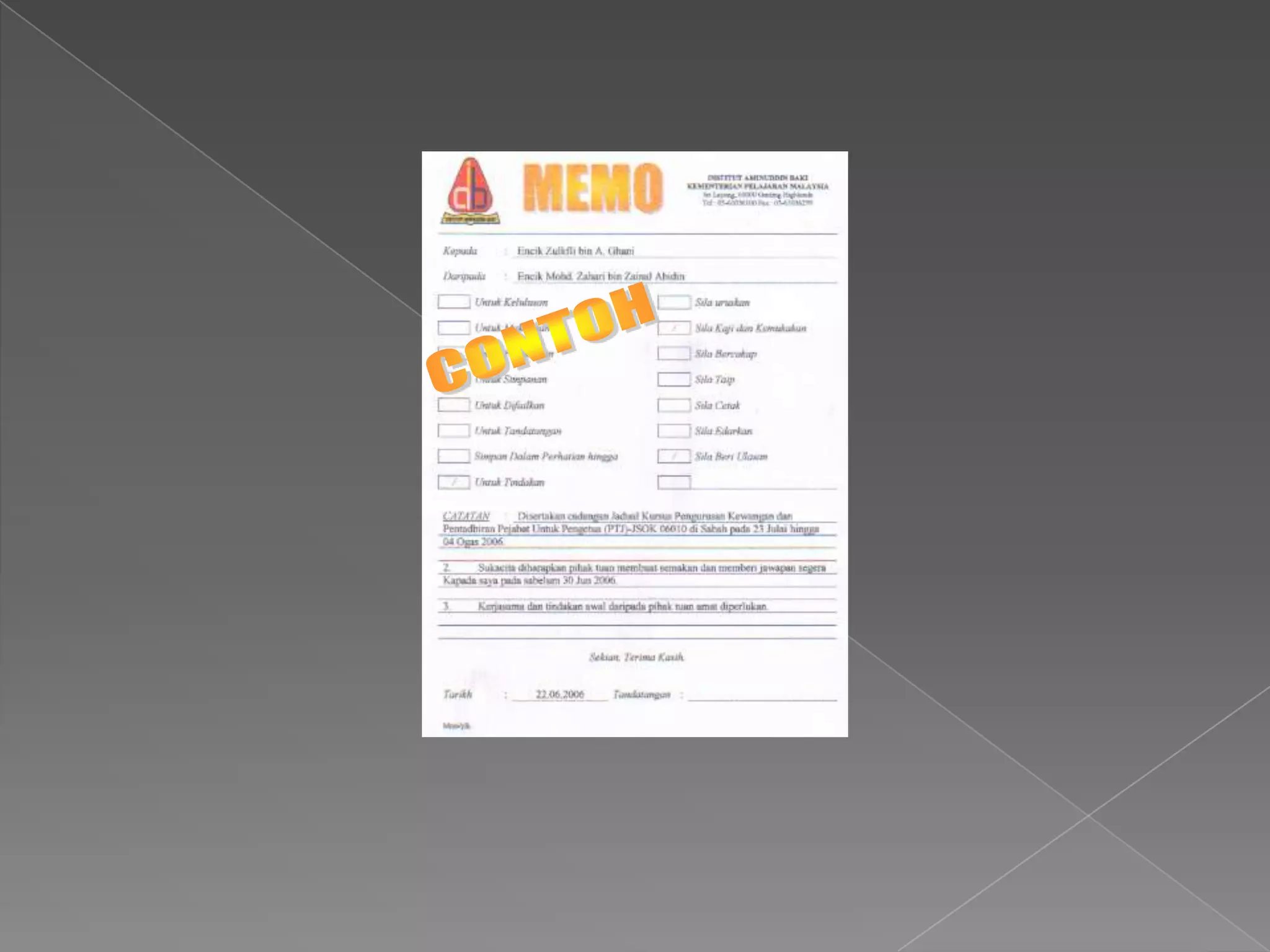 Penulisan Surat Rasmi | PPSX