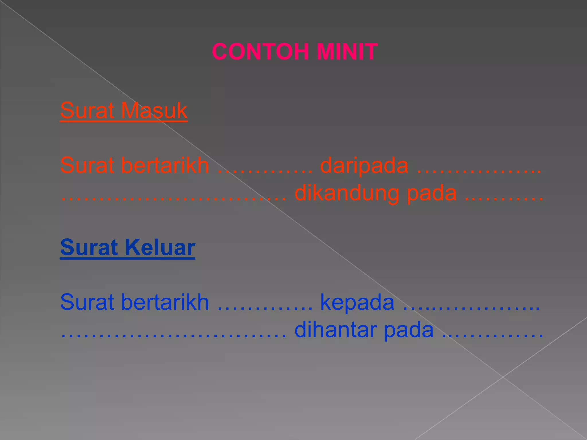 Penulisan Surat Rasmi | PPSX