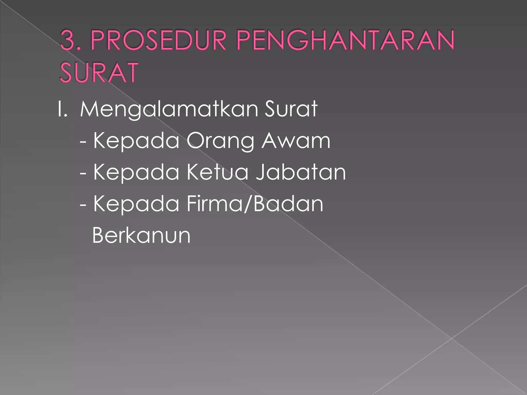 Penulisan Surat Rasmi | PPSX