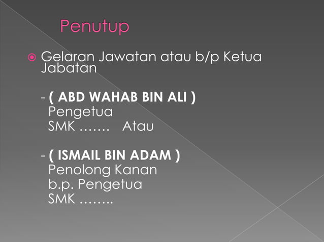 Penulisan Surat Rasmi | PPSX