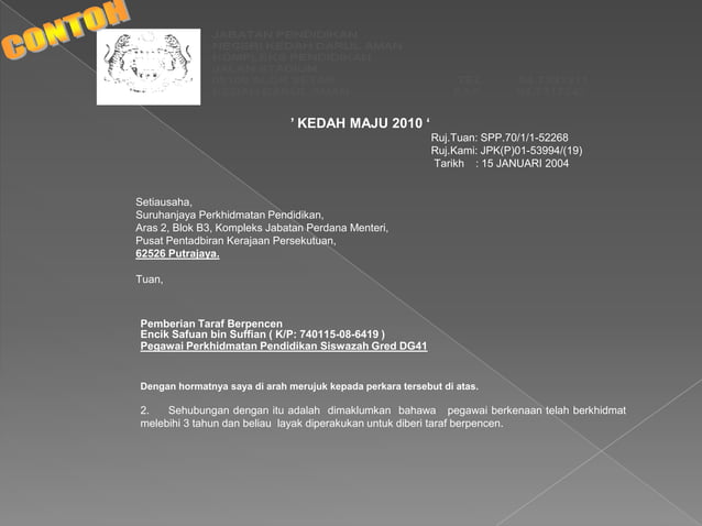 Penulisan Surat Rasmi | PPSX