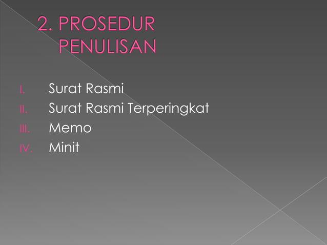 Penulisan Surat Rasmi | PPSX