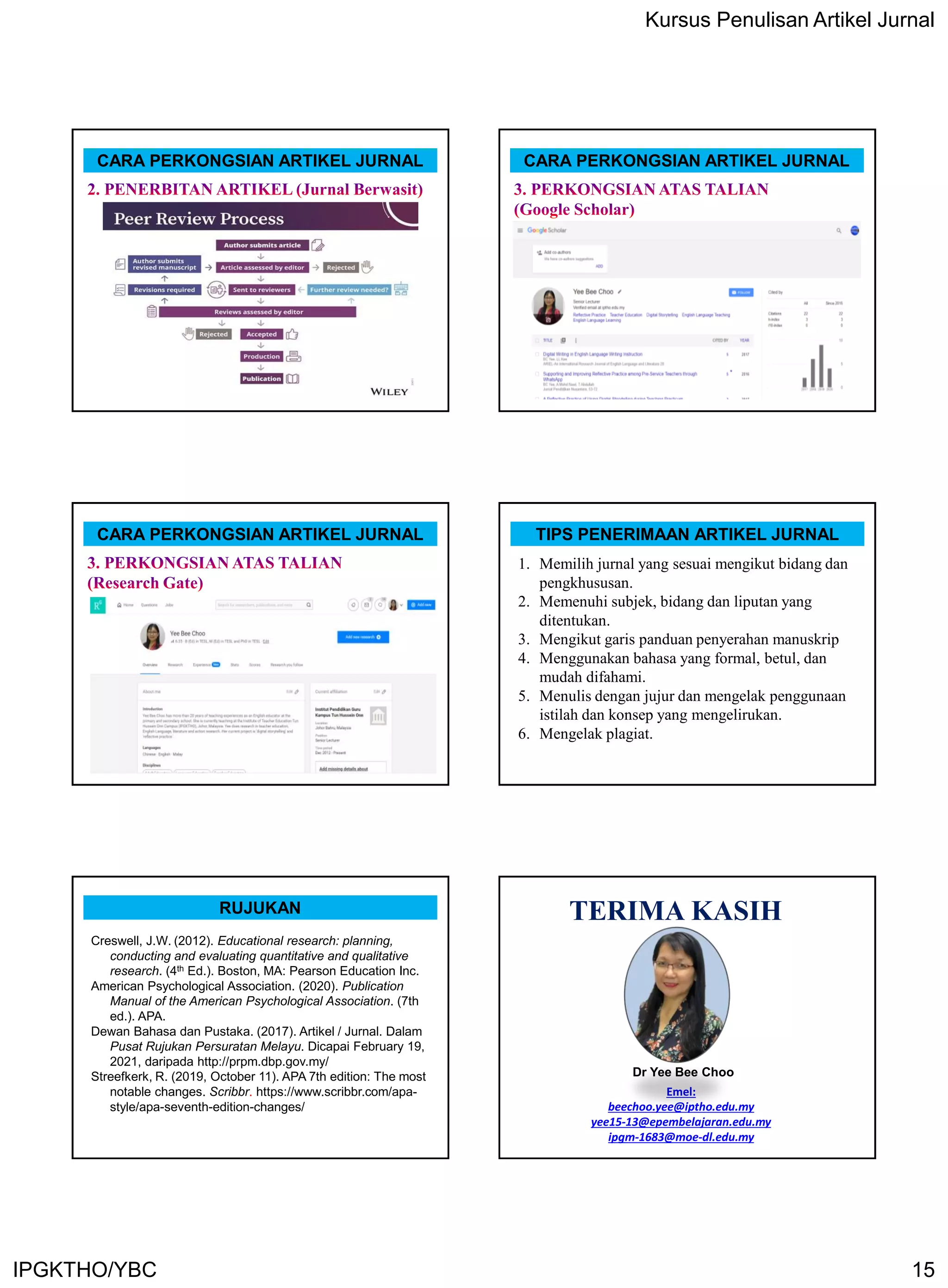 Penulisan Artikel Jurnal | PDF