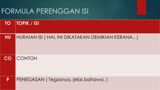 PENULISAN CEMERLANG BAHASA MELAYU RESPONS TERHAD | PPTX
