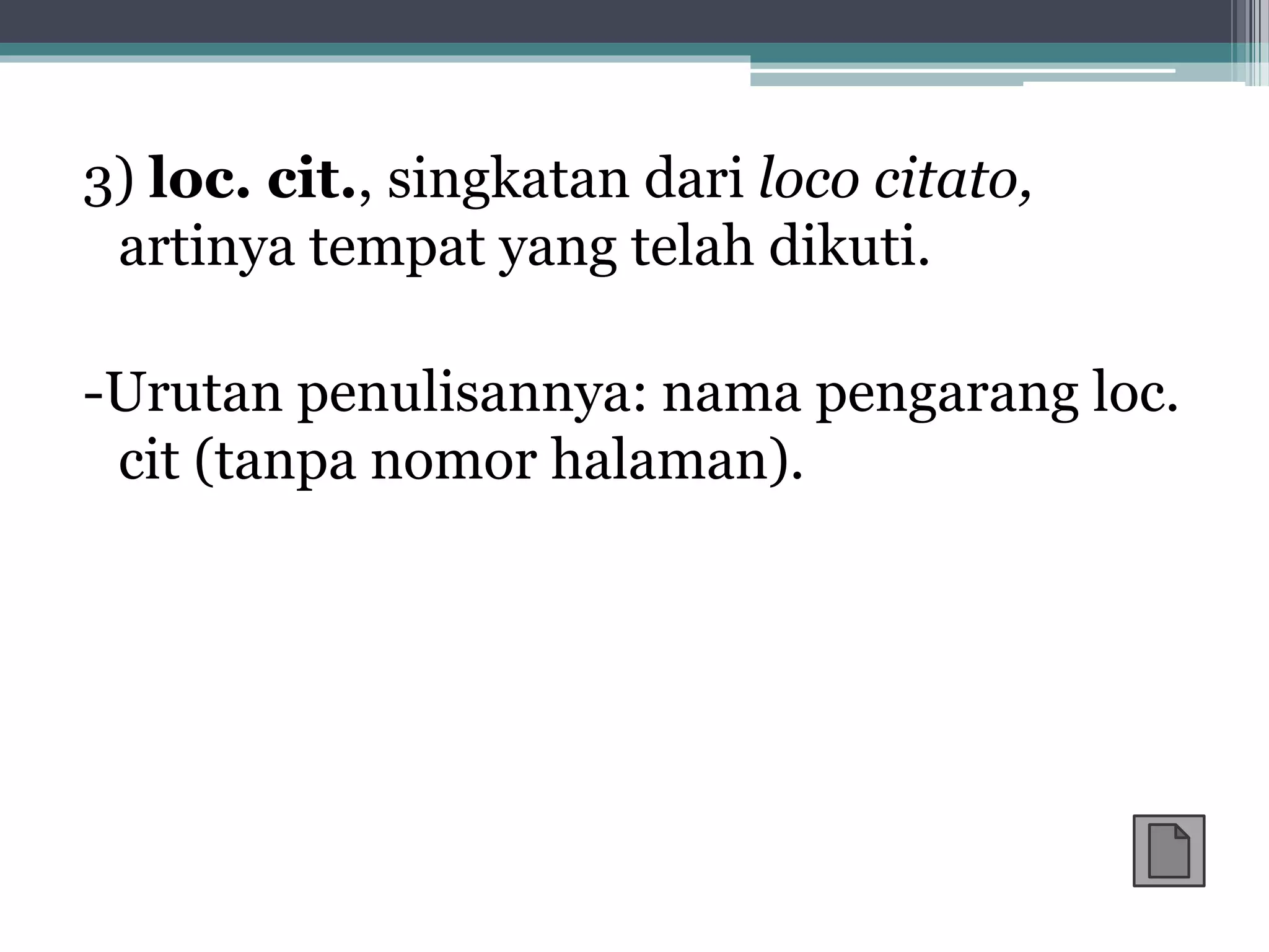 Penulisan Daftar Pustaka dan Catatan Kaki | PPTX
