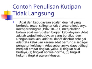 penulisan daftar pustaka dan cara pengutipan.ppt