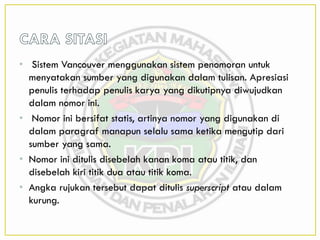 Penulisan daftar pustaka | PDF