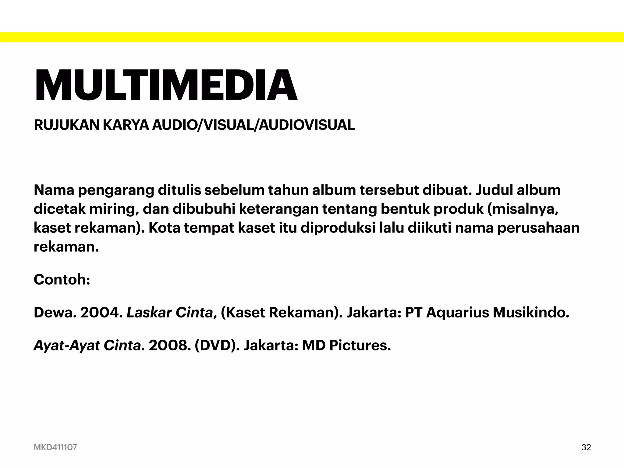 Penulisan Daftar Rujukan | PDF