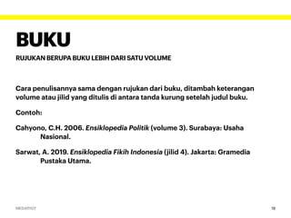 Penulisan Daftar Rujukan | PDF