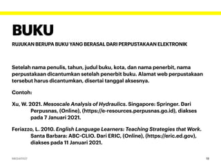 Penulisan Daftar Rujukan | PDF