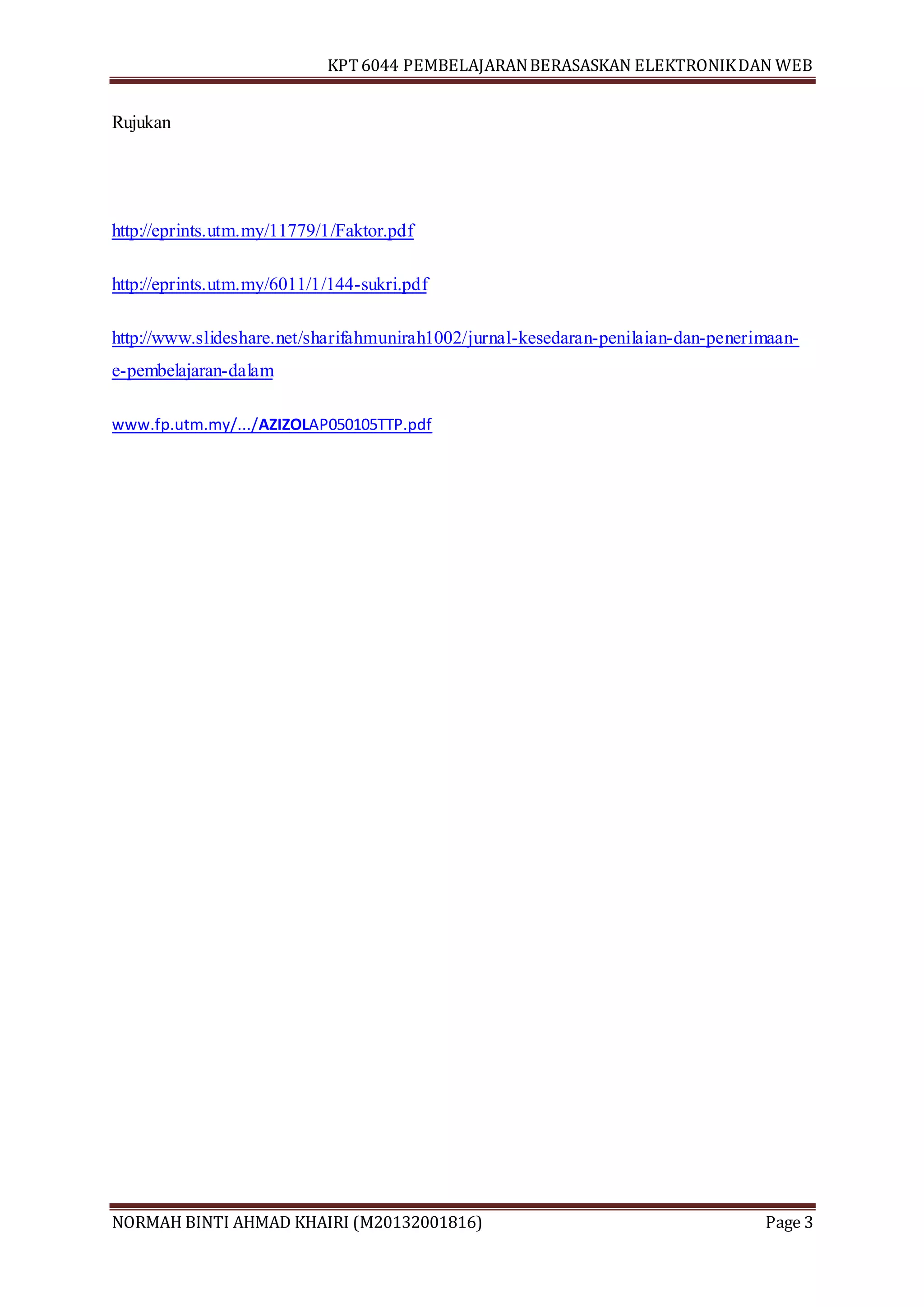 Penulisan dapatan kajian e | PDF