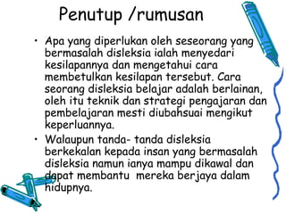 Penulisan disleksia | PPT