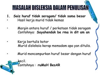 Penulisan disleksia | PPT