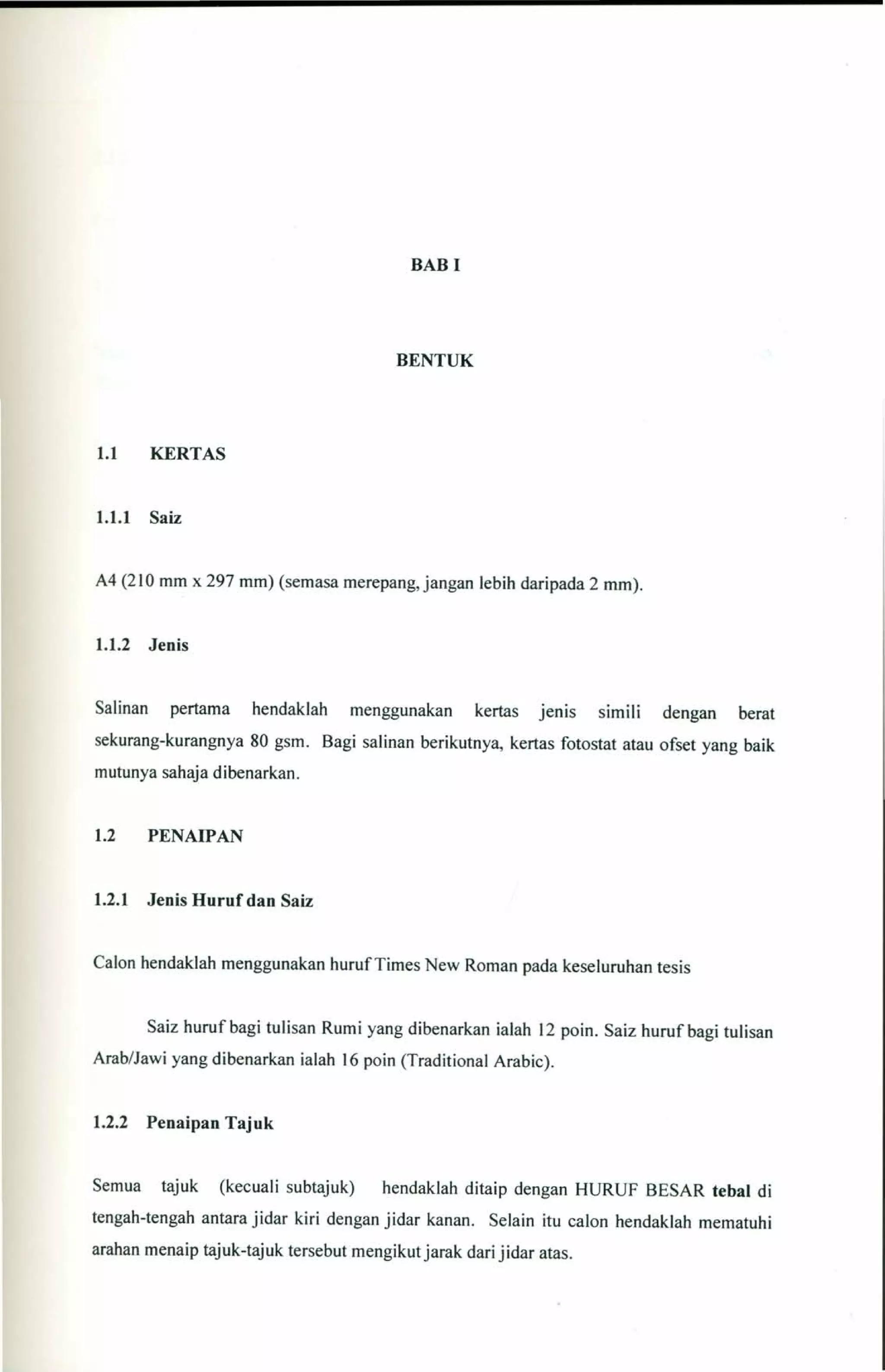 Penulisan gaya ukm | PDF