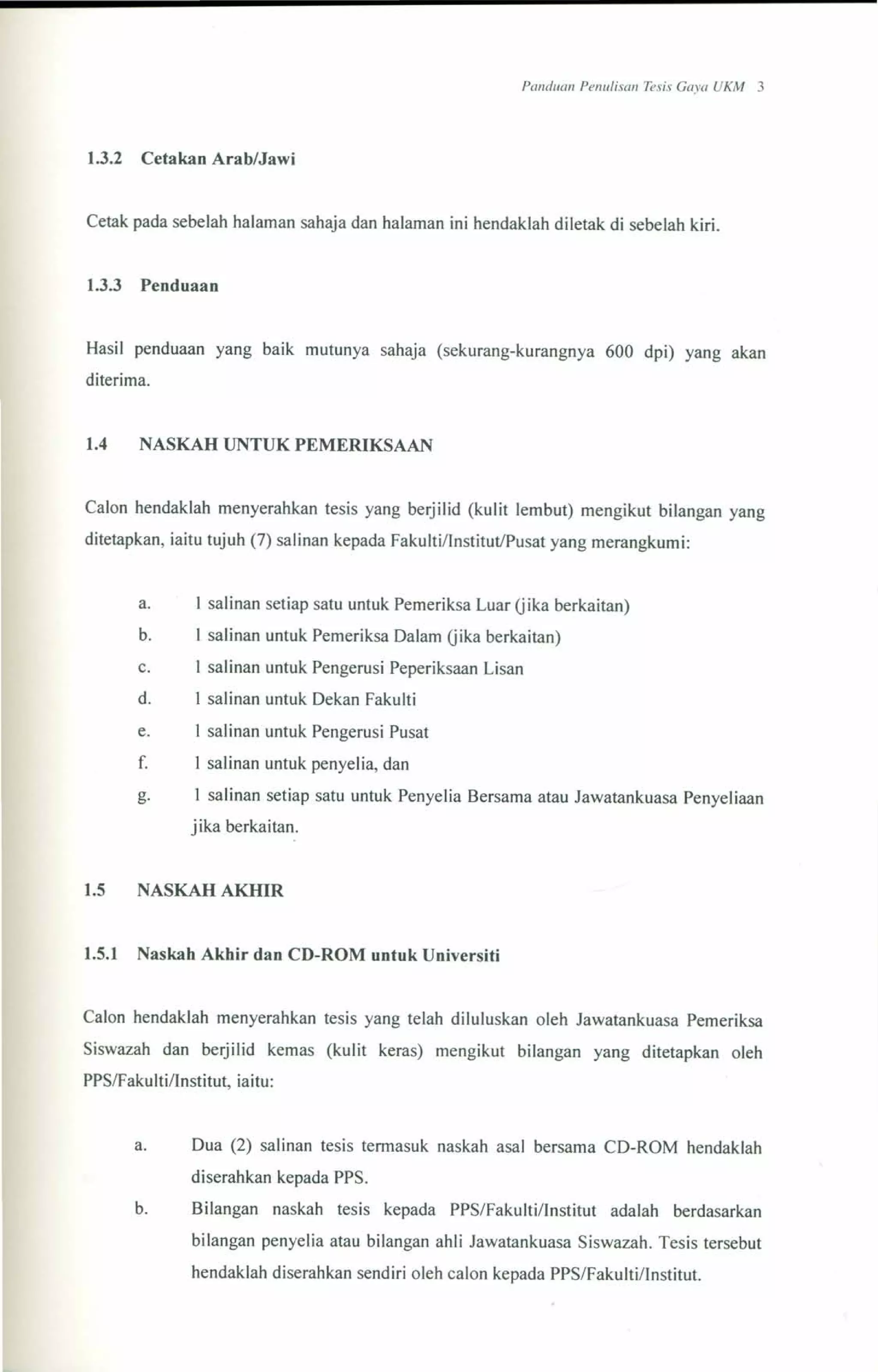 Penulisan gaya ukm | PDF