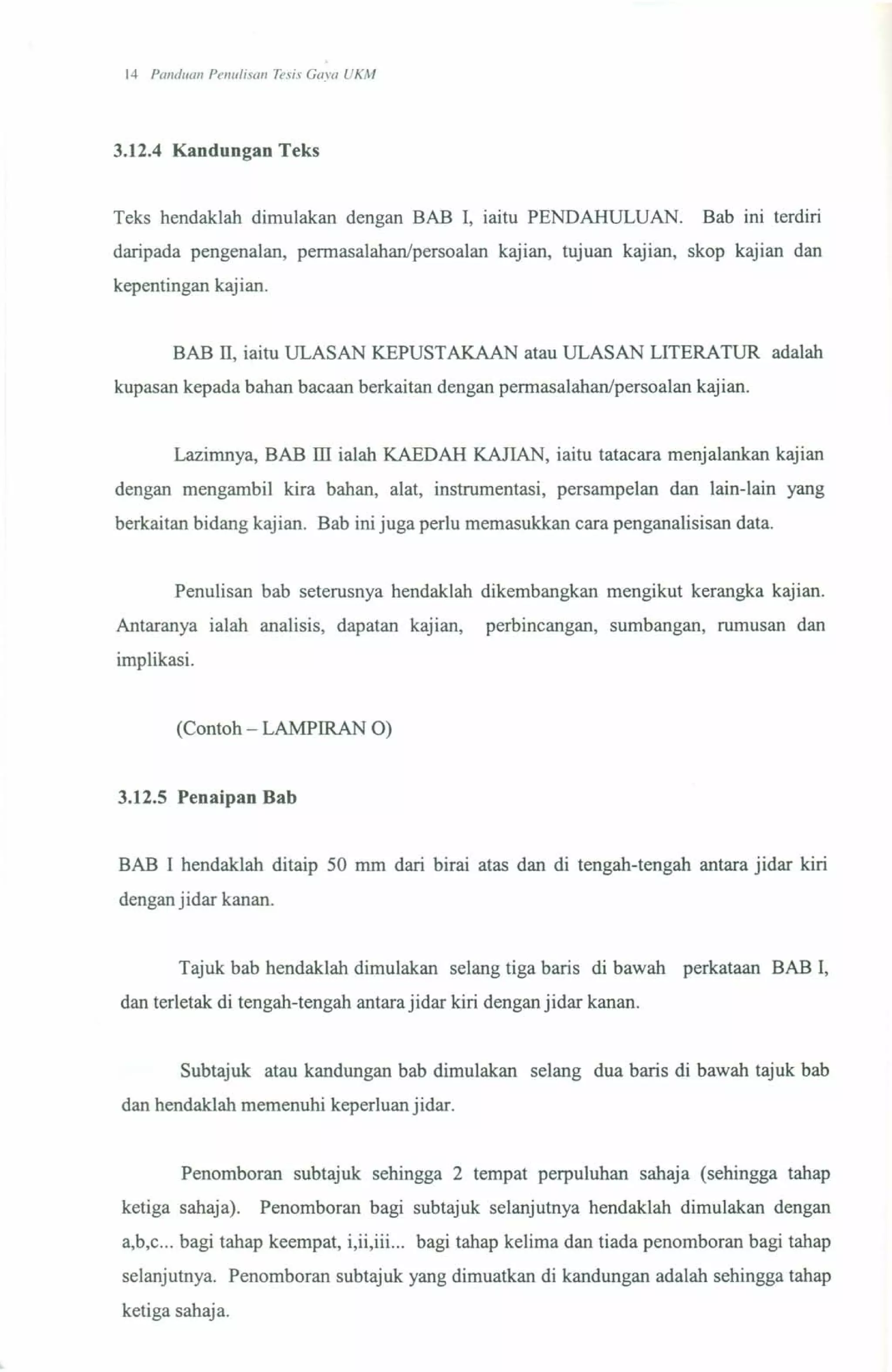 Penulisan gaya ukm | PDF