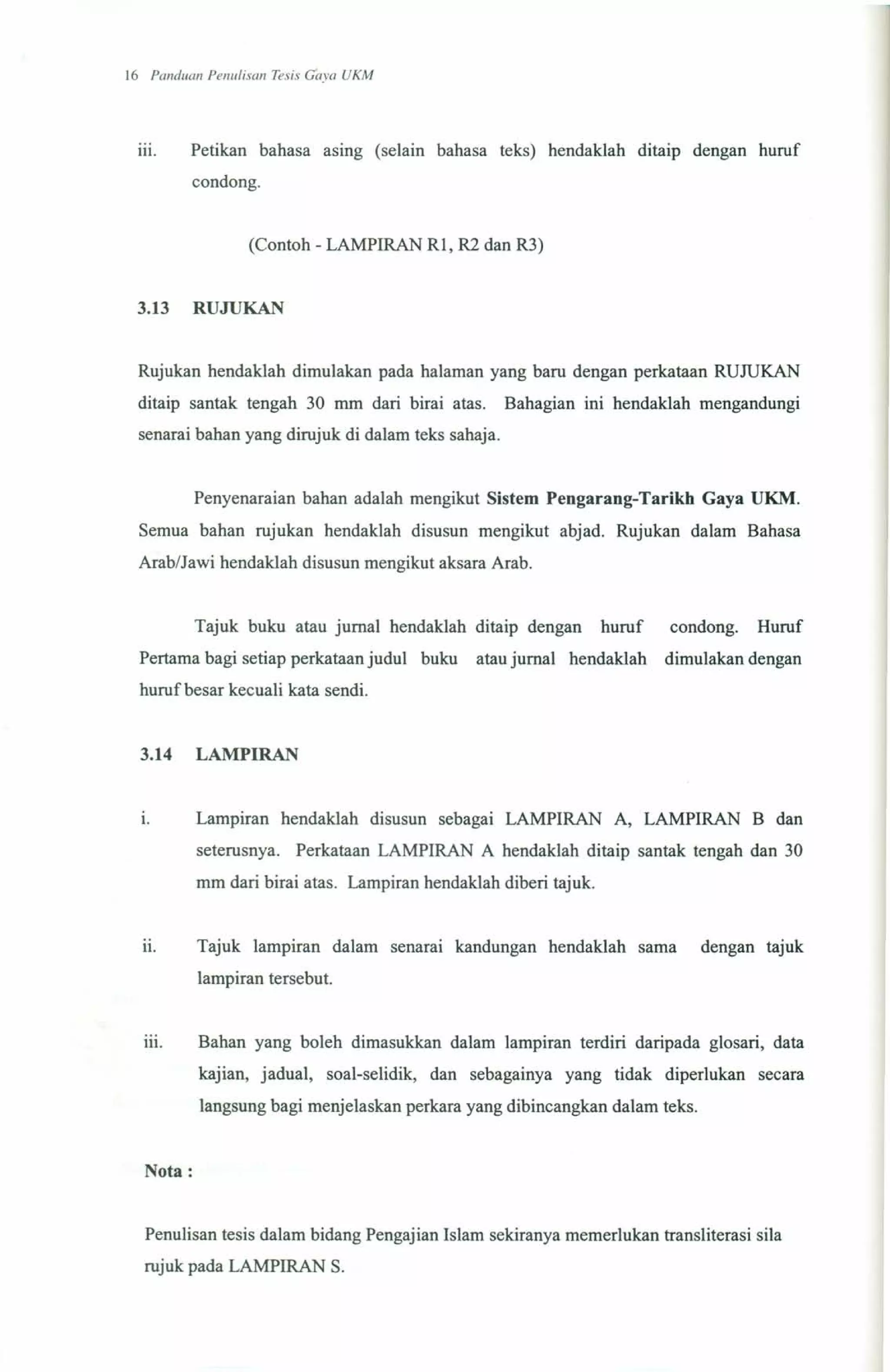 Penulisan gaya ukm | PDF