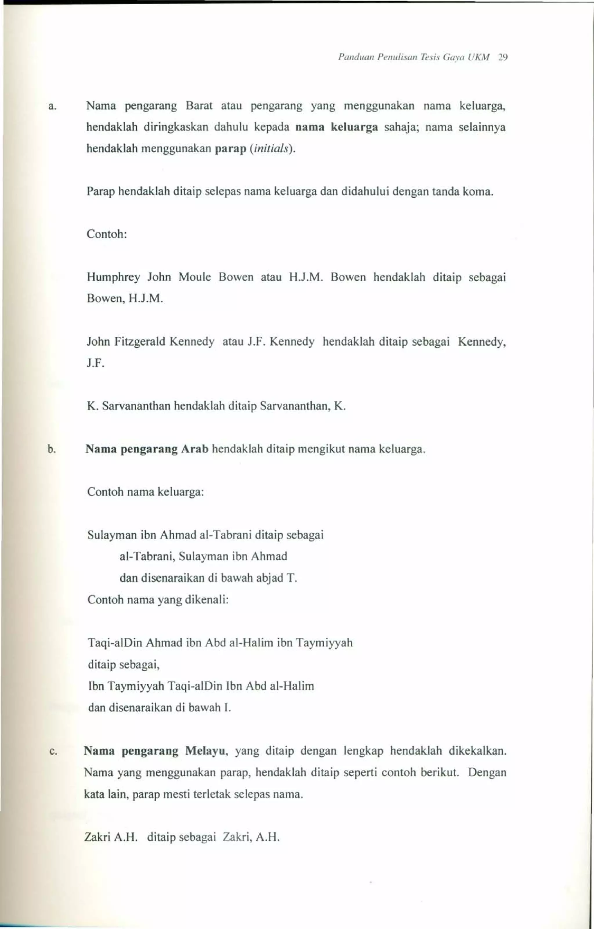 Penulisan gaya ukm | PDF