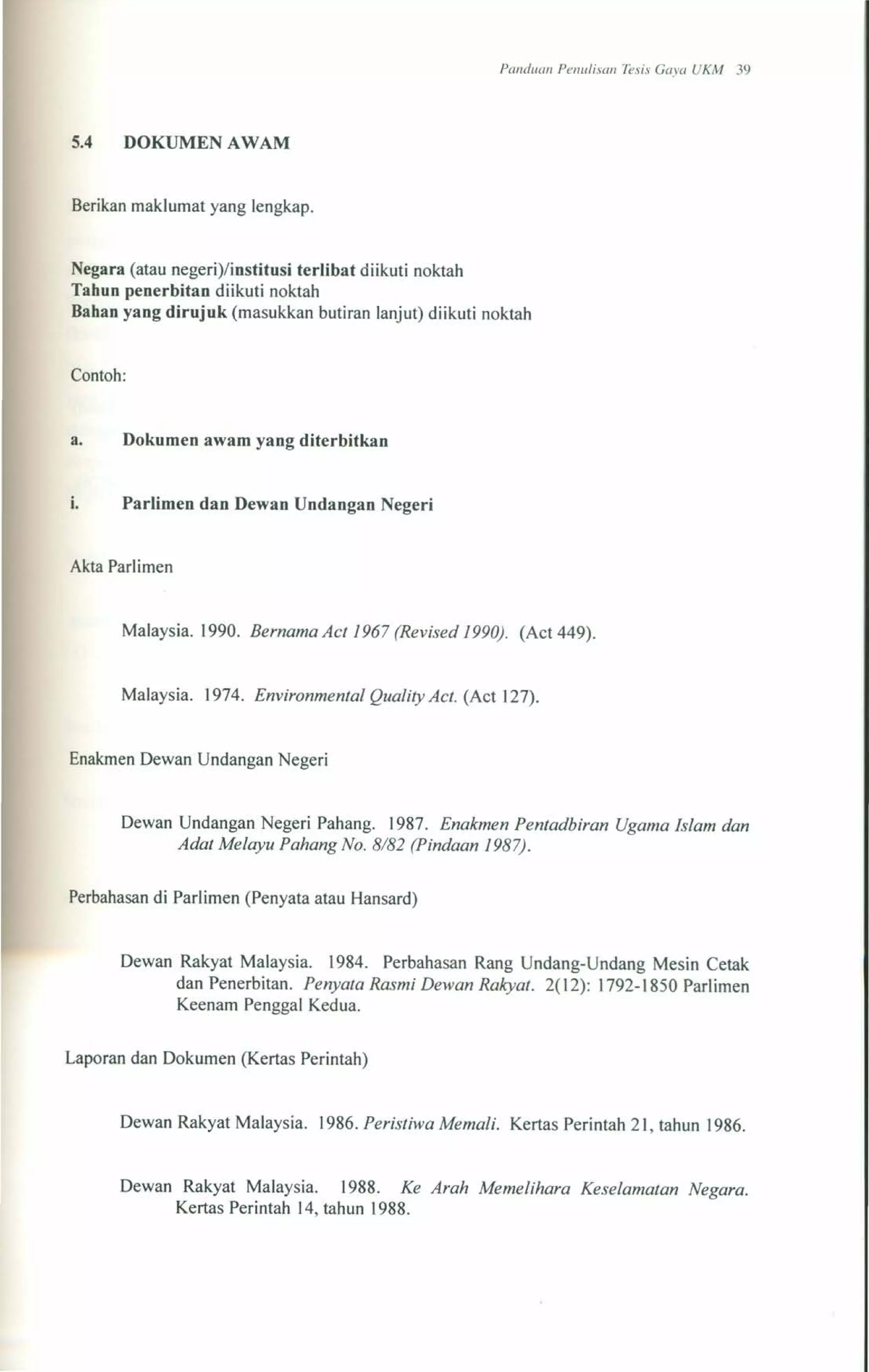 Penulisan gaya ukm | PDF