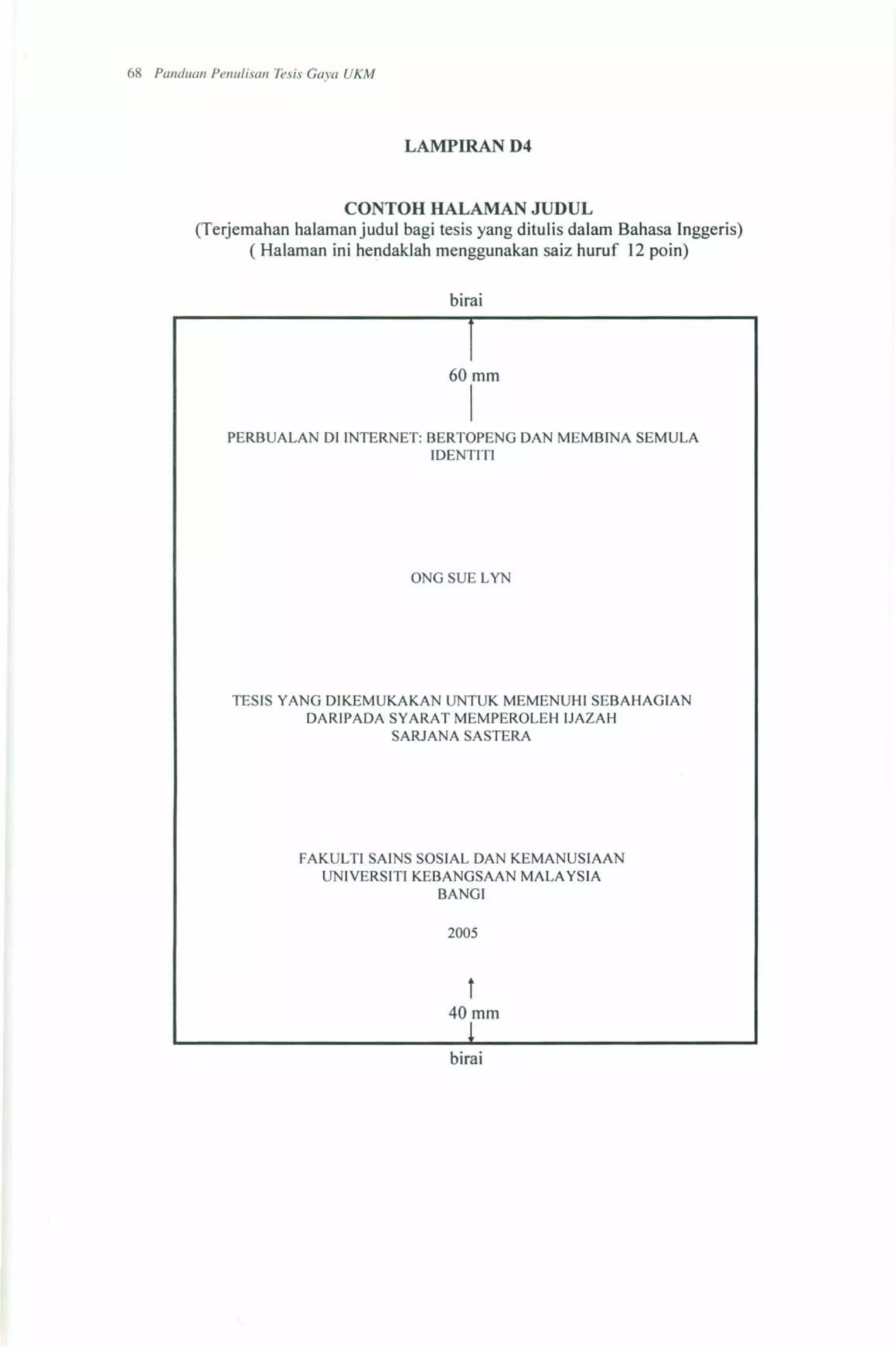 Penulisan gaya ukm | PDF