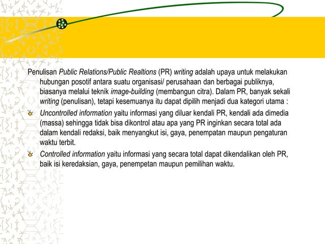 Penulisan Humas.ppt maenariik untuk sebagai | PPT