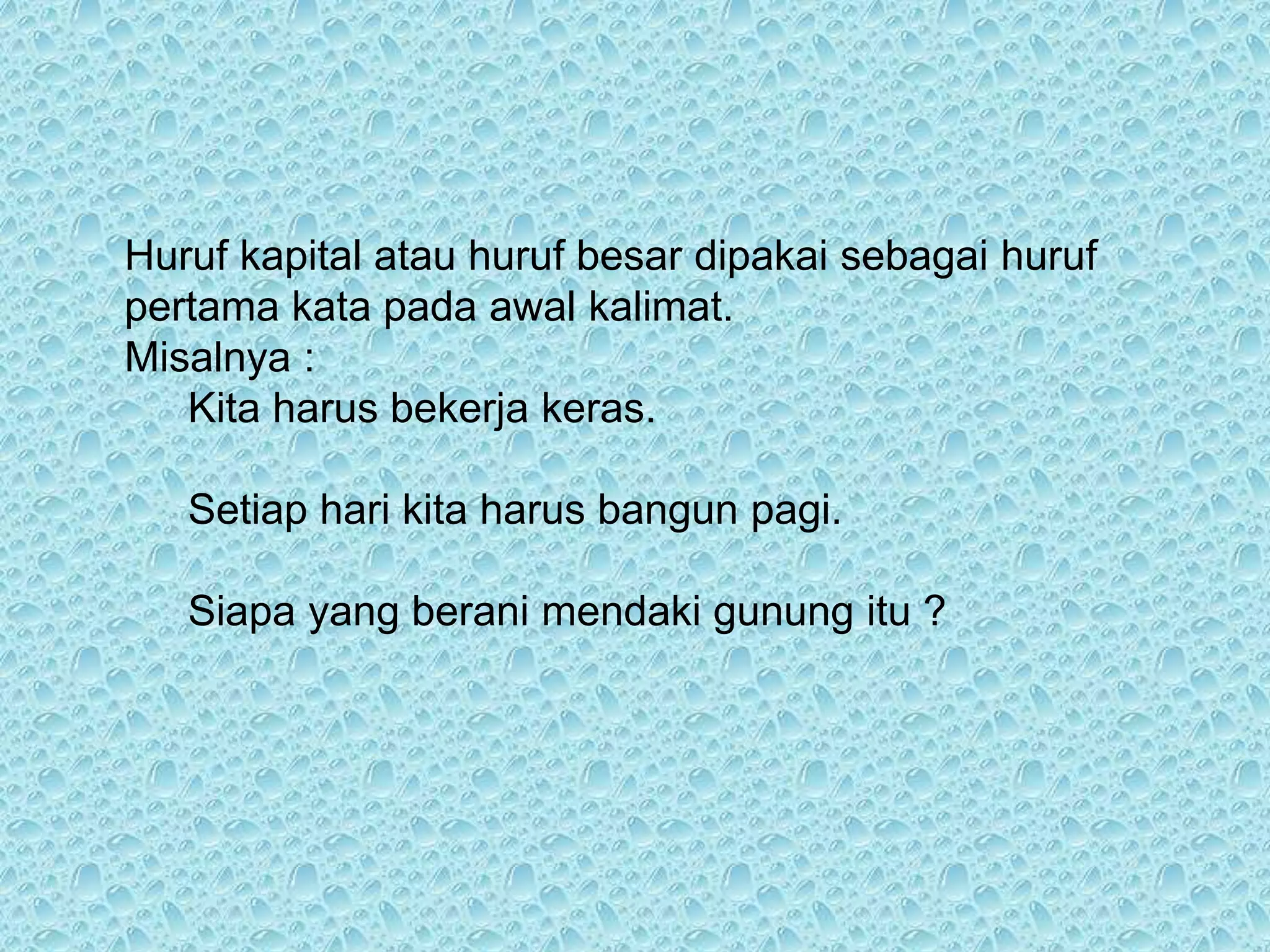 Penulisan huruf besar | PPTX