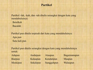 Penulisan Huruf dan Kata | PPTX