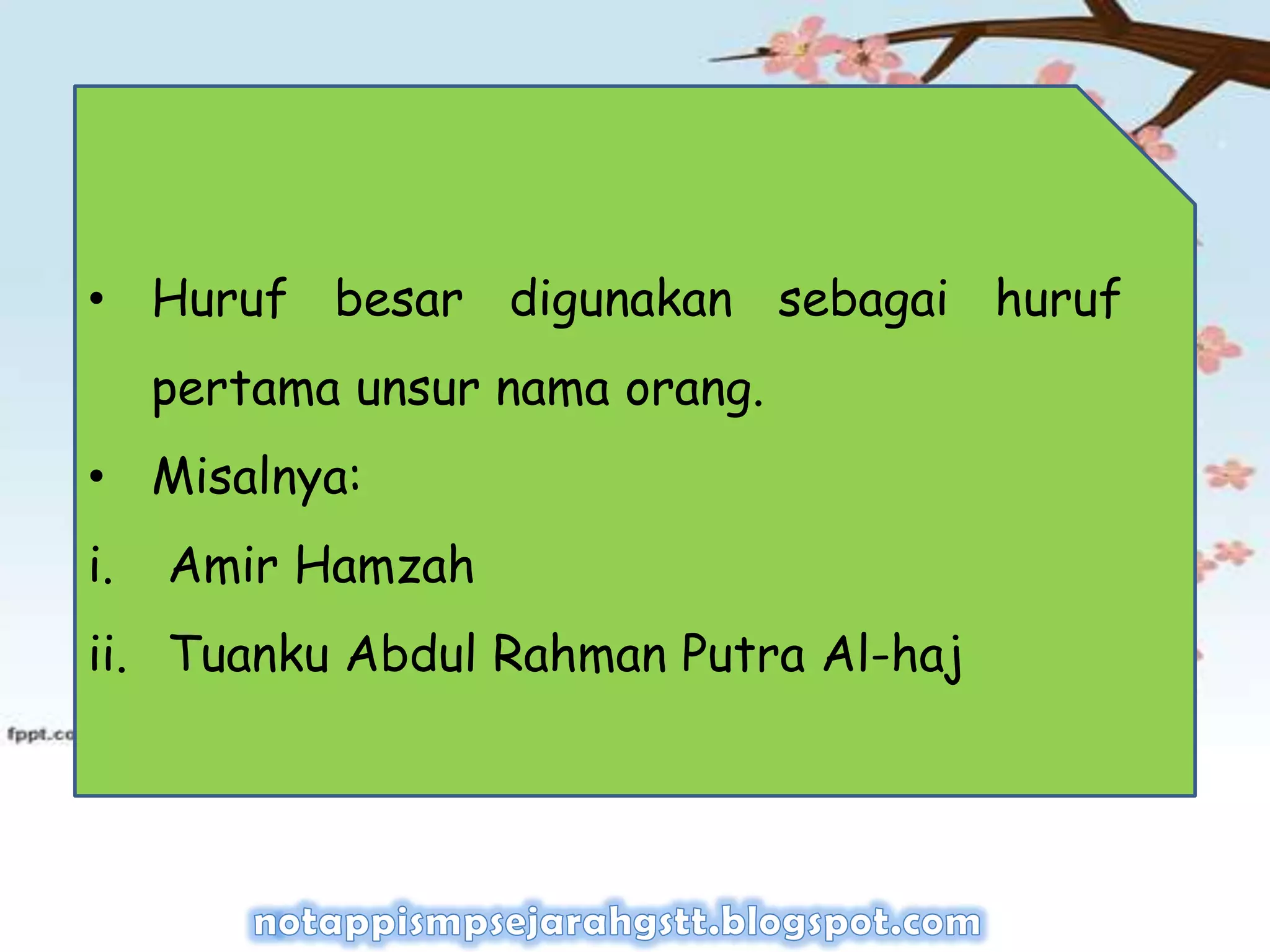 Penulisan huruf | PPSX