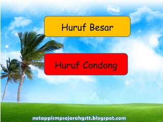 Penulisan huruf | PPSX