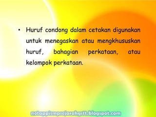 Penulisan huruf | PPSX