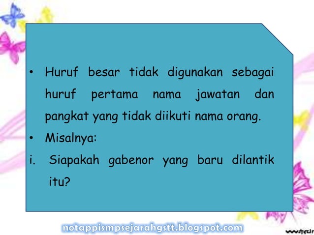 Penulisan huruf | PPSX