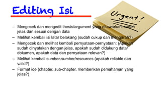 Penulisan karya ilmiah dan Publikasinya | PDF