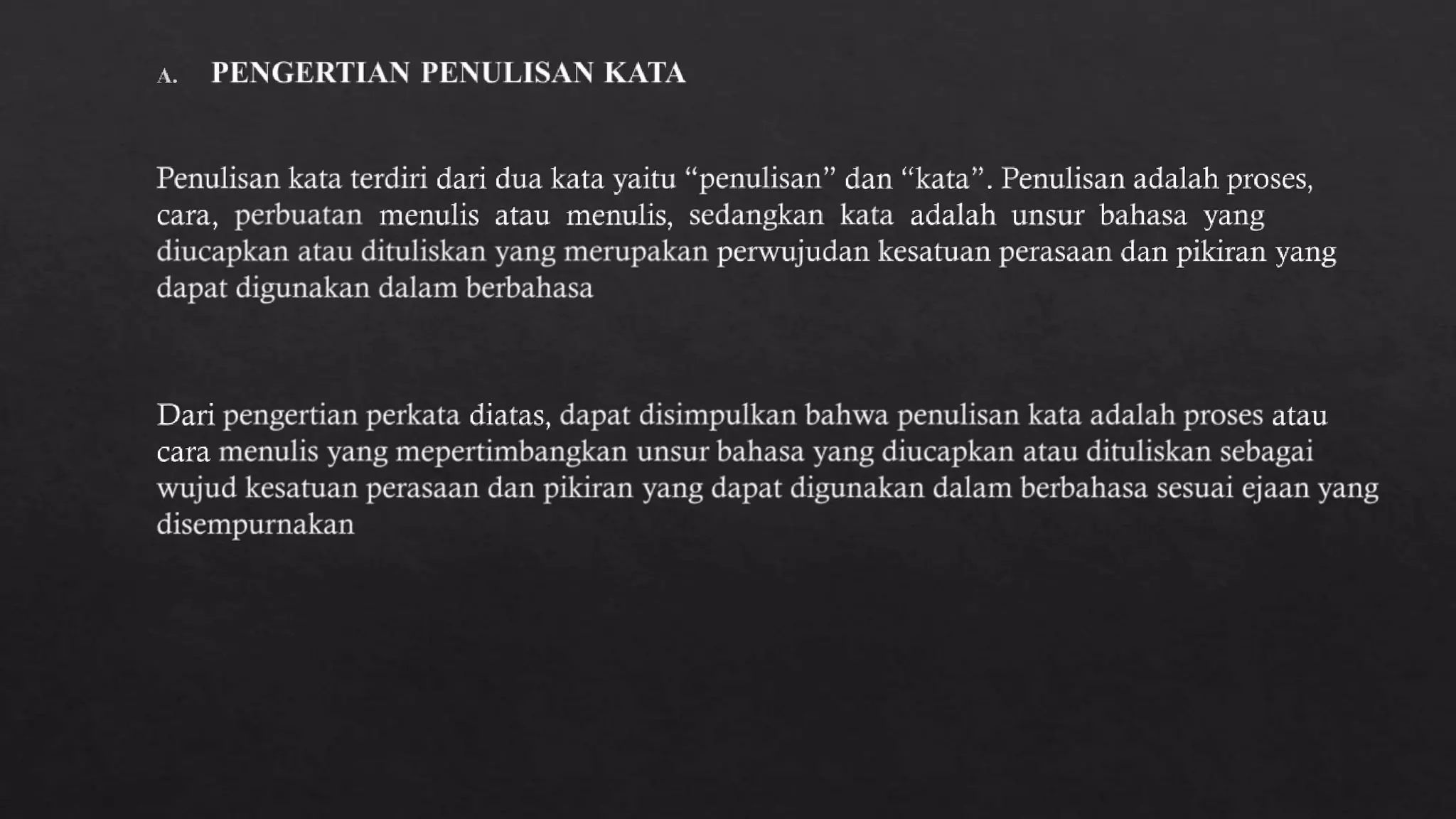Penulisan Kata ppt | DOCX