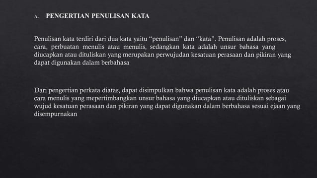 Penulisan Kata ppt | DOCX