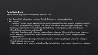 Penulisan Kata ppt | DOCX