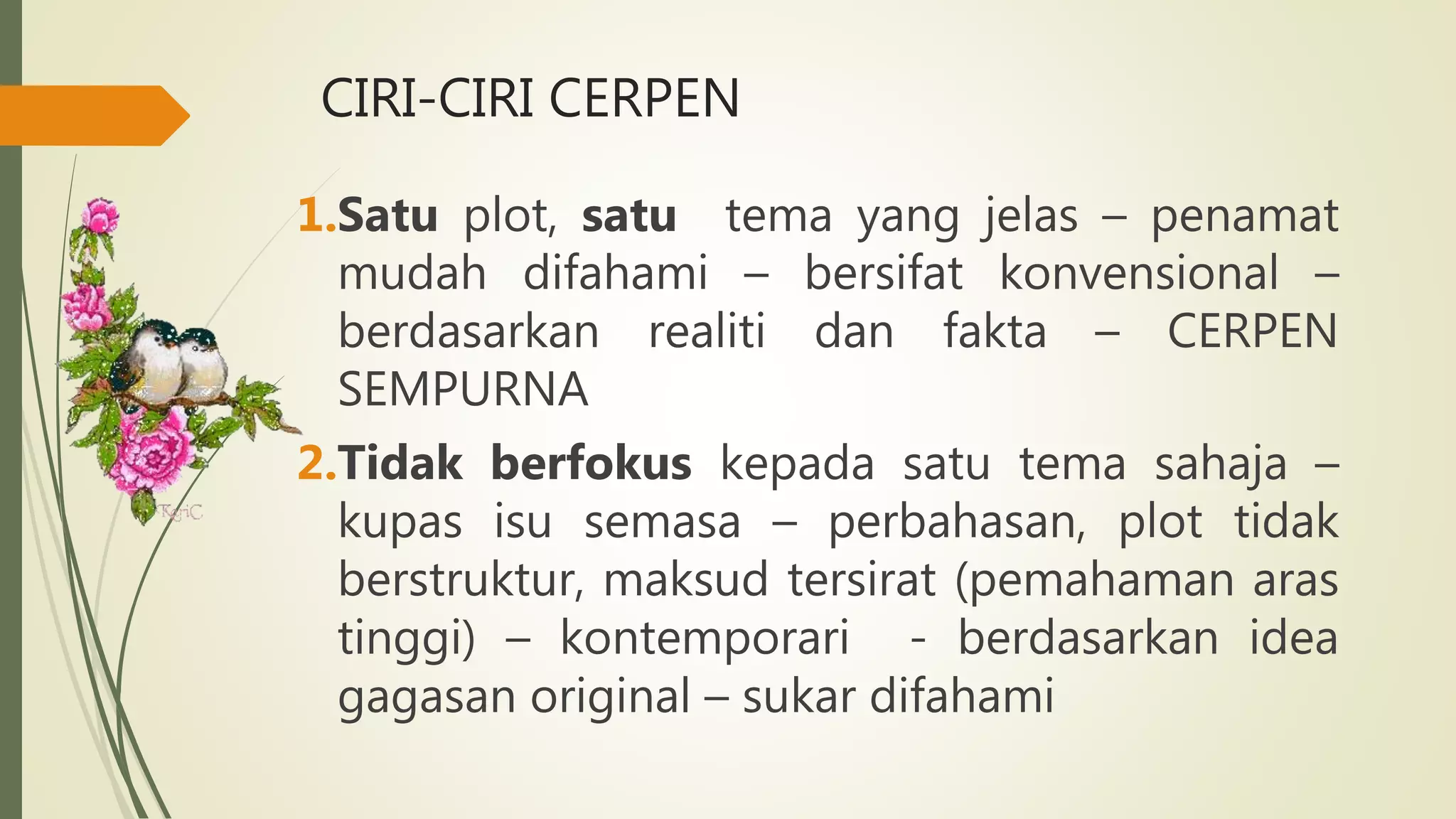 Penulisan kreatif cerpen | PPTX