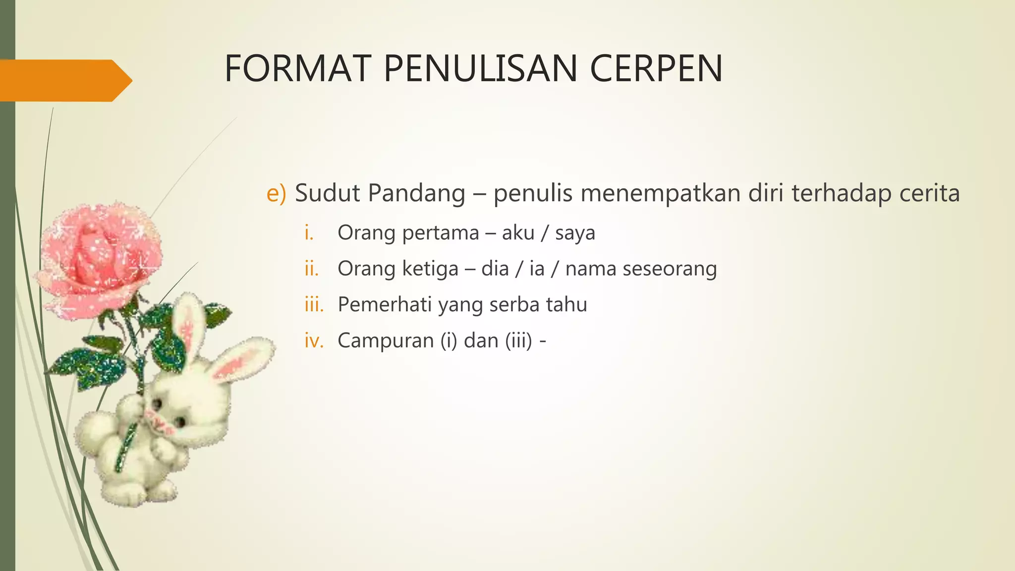 Penulisan kreatif cerpen | PPTX