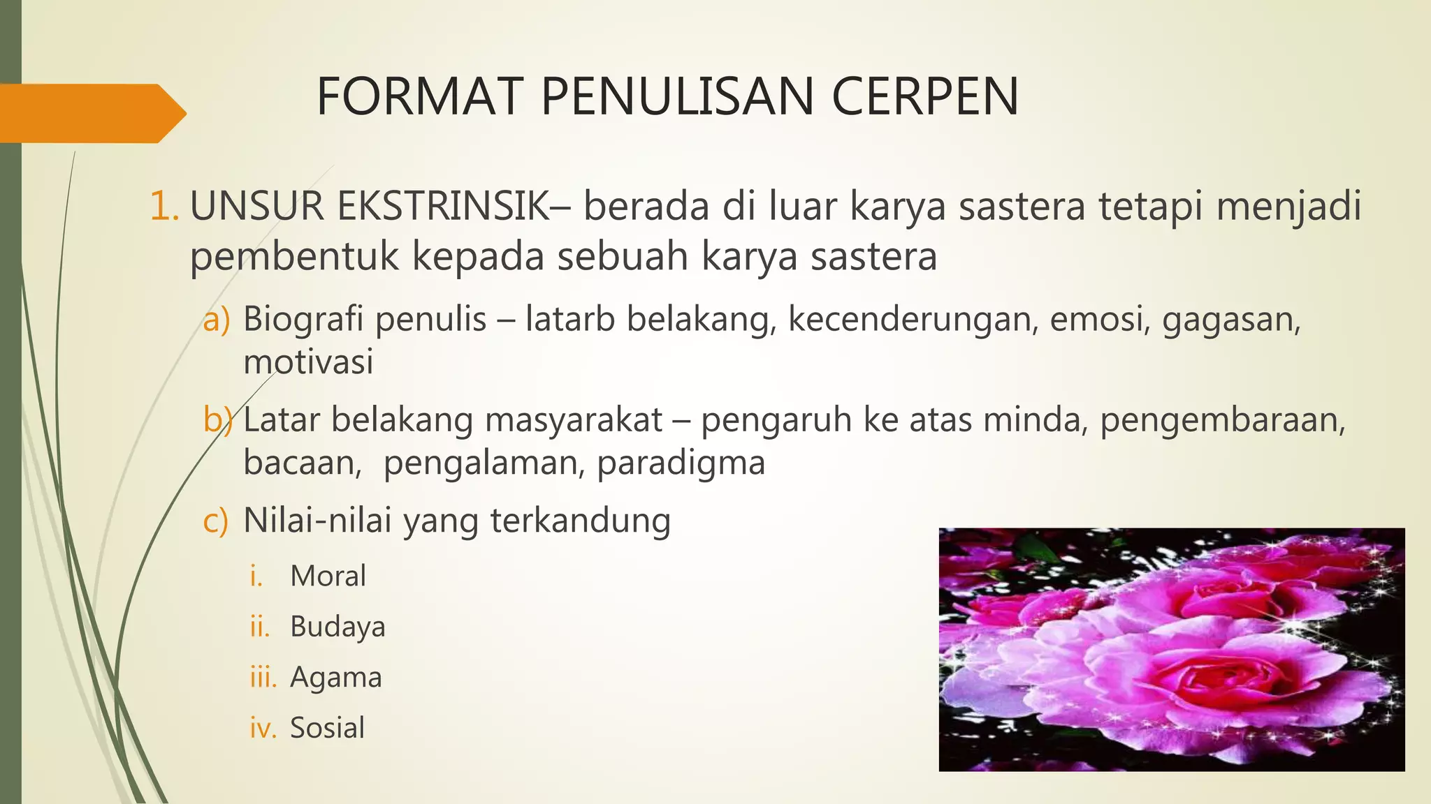 Penulisan kreatif cerpen | PPTX