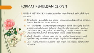 Penulisan kreatif cerpen | PPTX