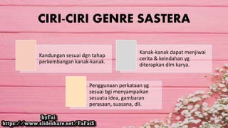 Penulisan kreatif sastera kanak-kanak | PPTX