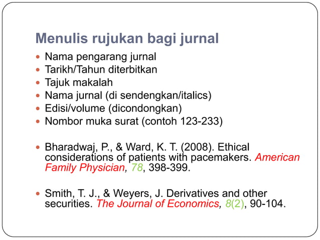 Penulisan mengikut format apa | PPTX