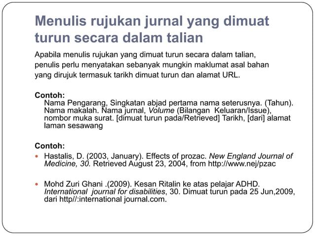 Penulisan mengikut format apa | PPTX