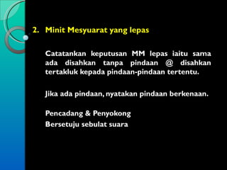 Penulisan Minit Mesyuarat | PPT