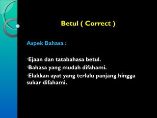 Penulisan Minit Mesyuarat | PPT