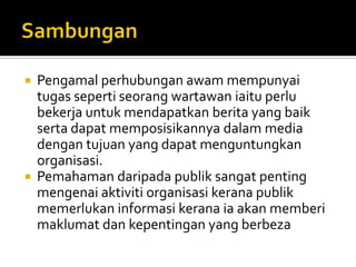 Penulisan perhubungan awam | PPTX